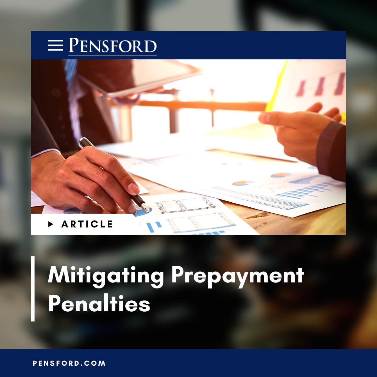 Mitigating Prepayment Penalties